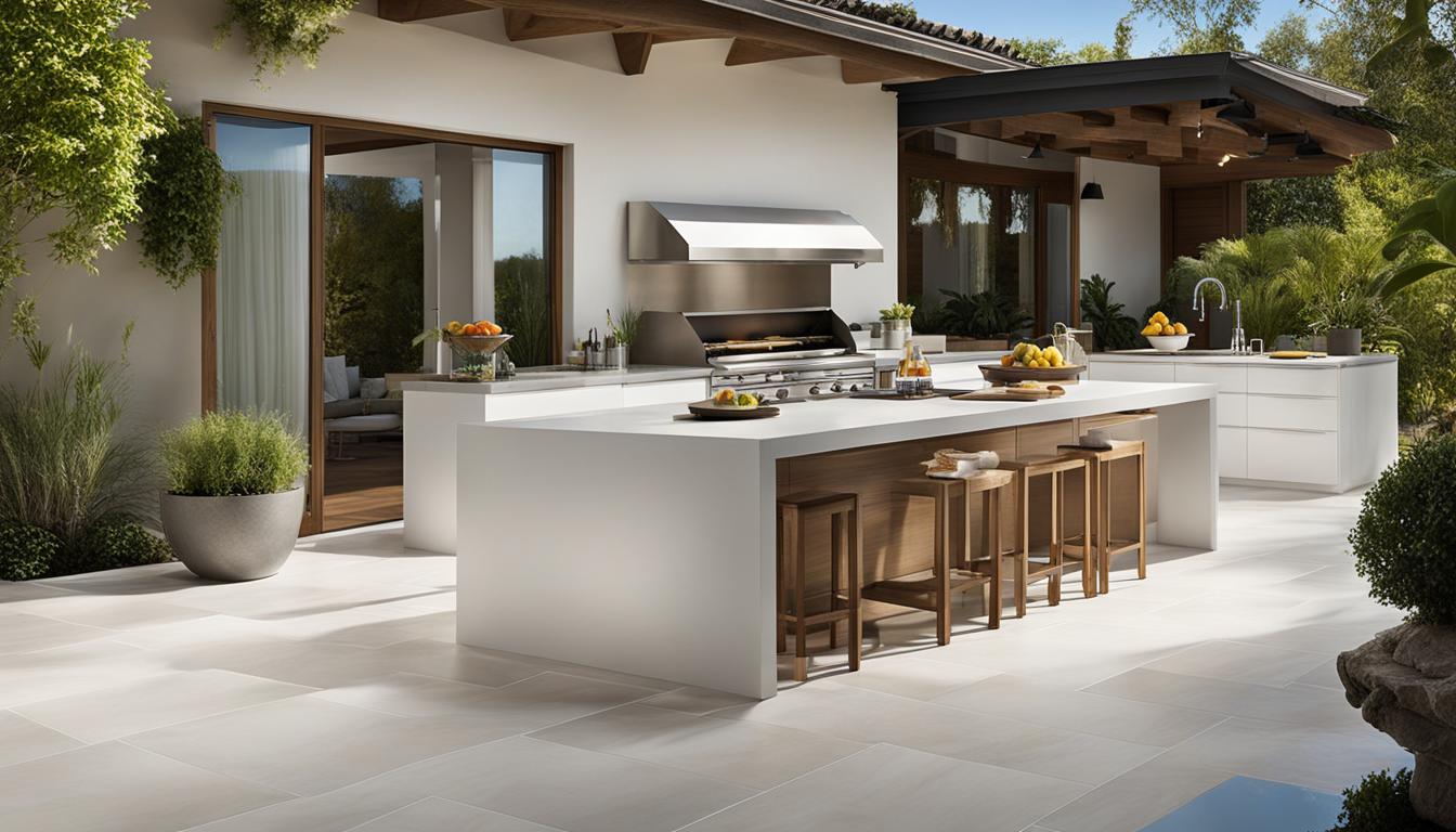 Outdoor Kitchen Flooring Options: Durability and Aesthetics