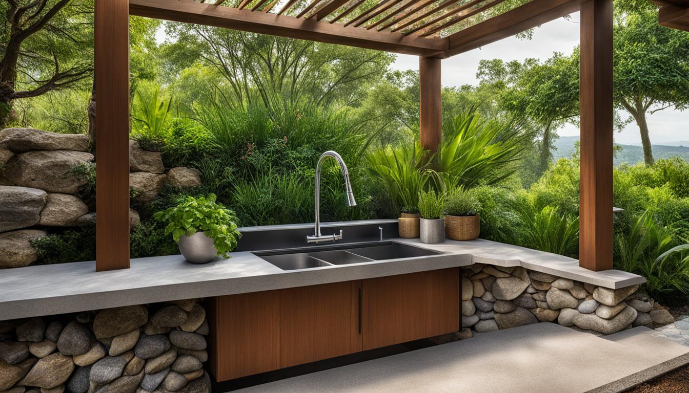 Outdoor Kitchen Sink Installation: Plumbing and Drainage Tips